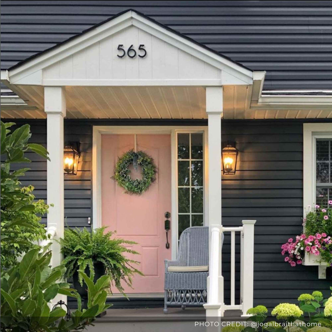 THIN MODERN address numbers – LETTERCUT
