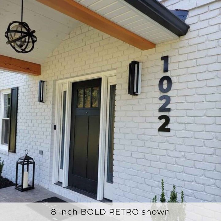 BOLD RETRO numbers – LETTERCUT