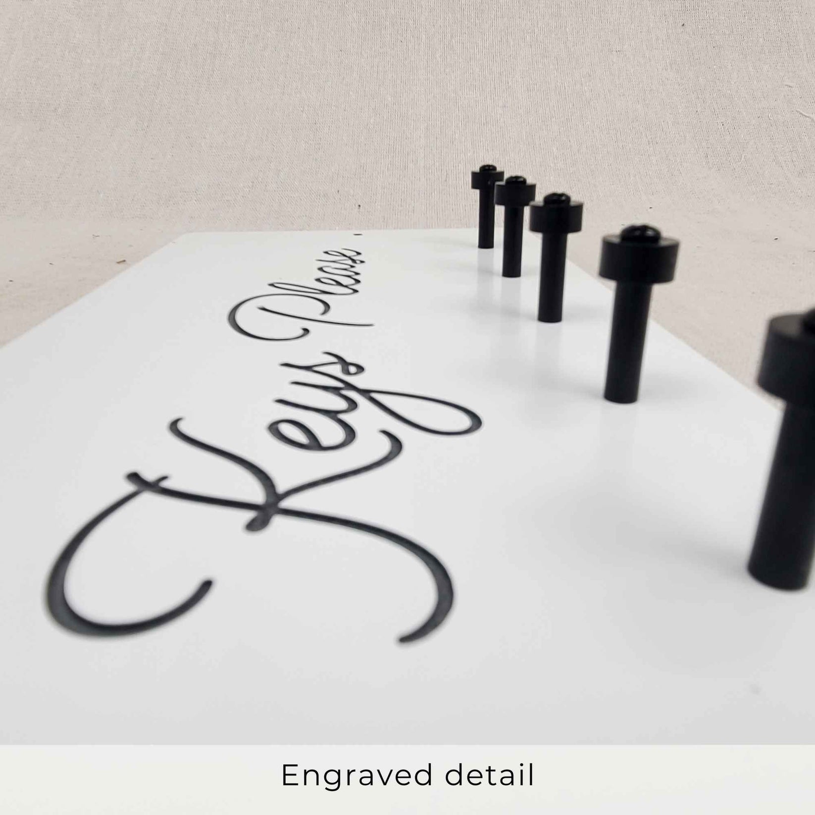 Personalized Key Holder for Entryway – LETTERCUT