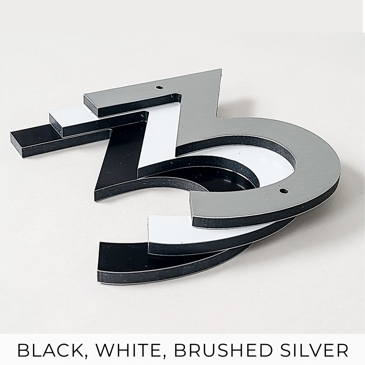 12 inch CLASSIC MODERN house numbers for address signs – LETTERCUT