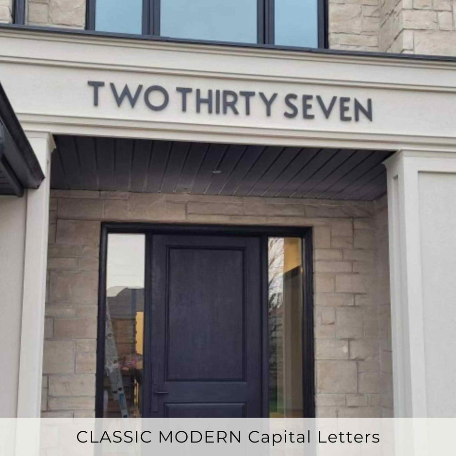 CLASSIC MODERN numbers – LETTERCUT