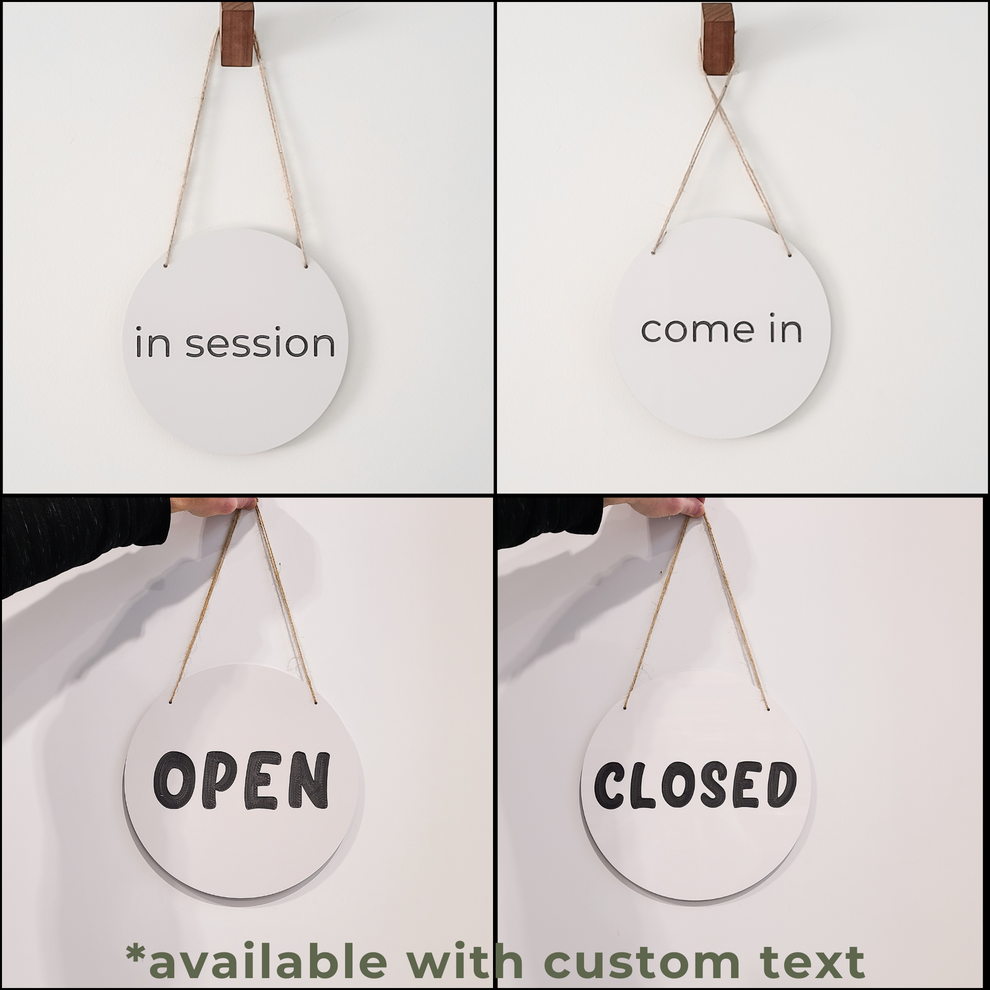 Open and Closed Window Sign – LETTERCUT