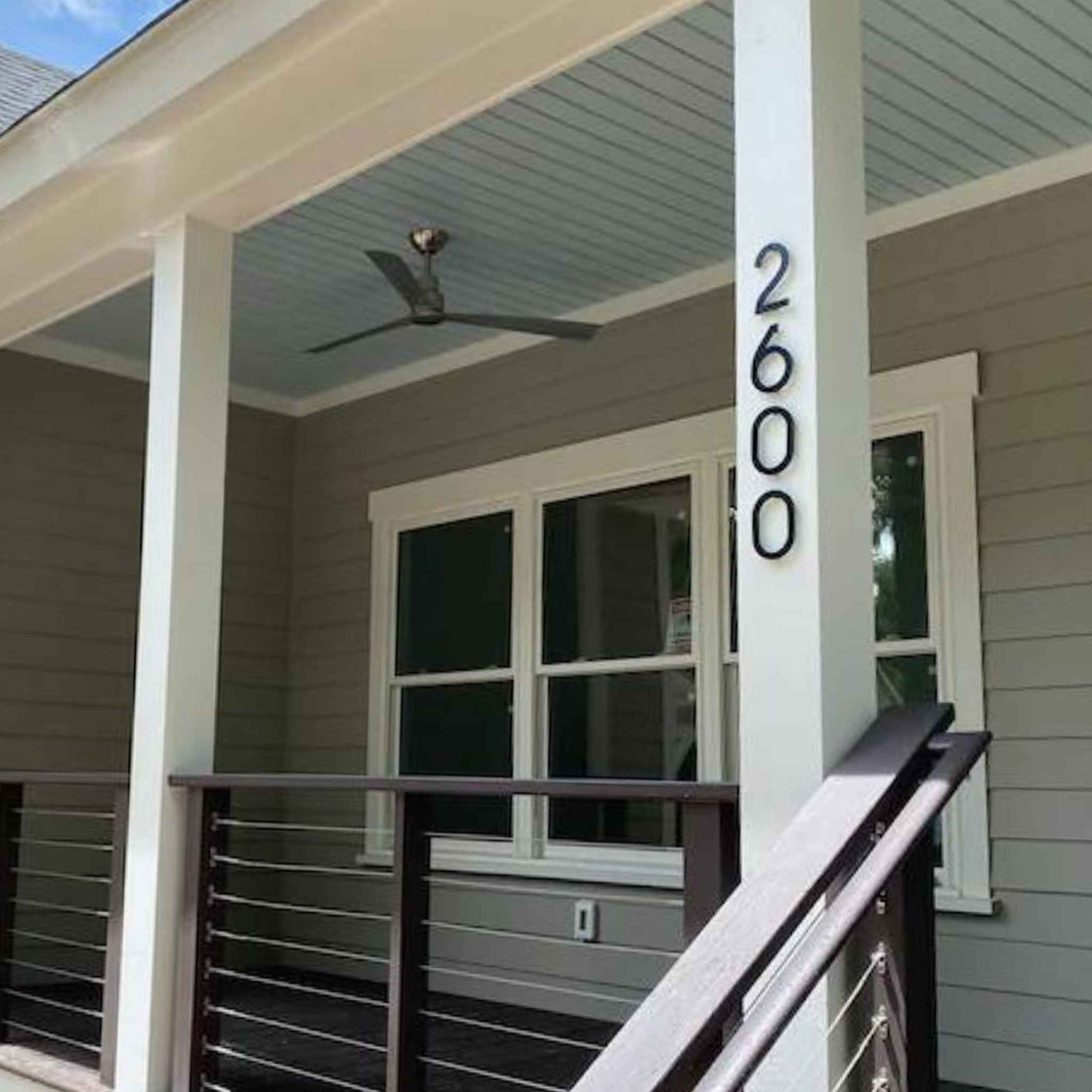 THIN MODERN address numbers – LETTERCUT