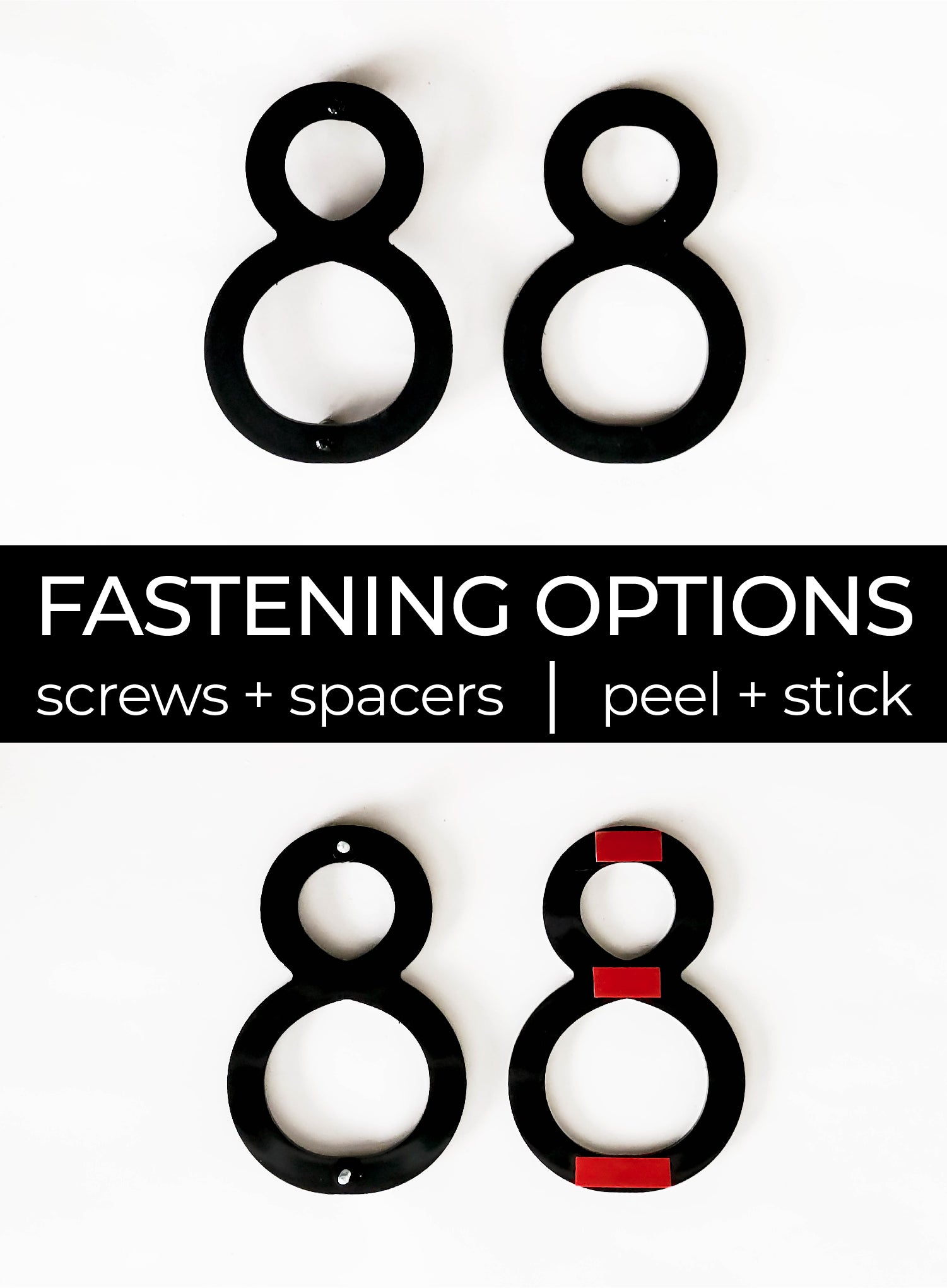 12 inch THIN MODERN House Numbers and Letters – LETTERCUT