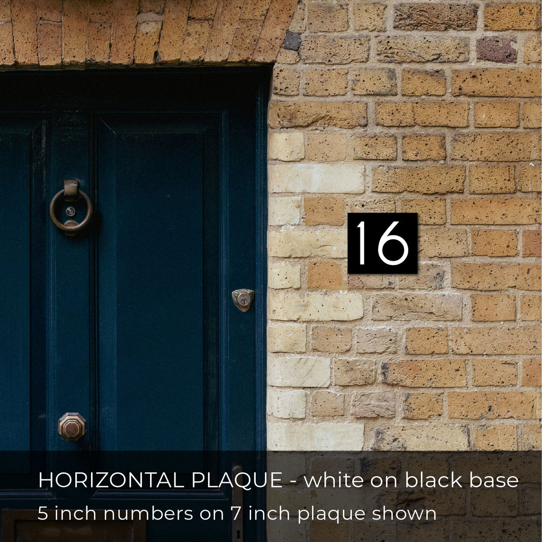 THIN MODERN address numbers – LETTERCUT